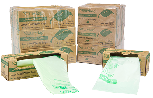 Natur-Bag Compostable Bags | BPI Certified 100% Compostable