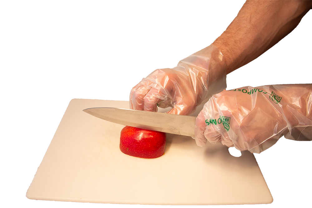 100% Compostable Food Service Gloves | Compostable Produce Bags