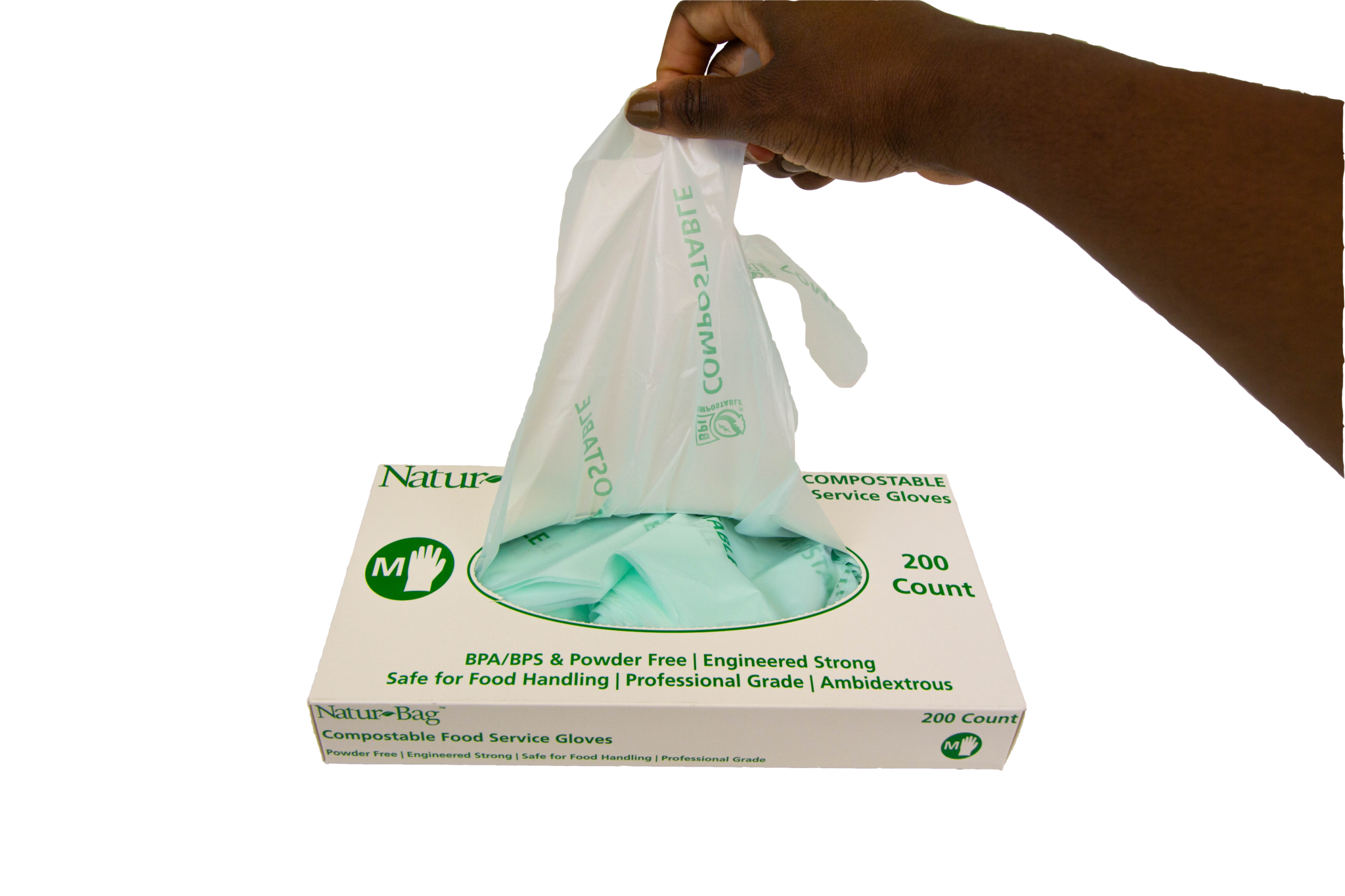 100% Compostable Food Service Gloves | Compostable Produce Bags